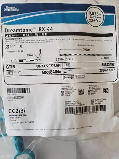 Boston Scientific 8404 Dreamtome RX 44 20 MM CUT WIRE SPHINCTEROTOME (x)