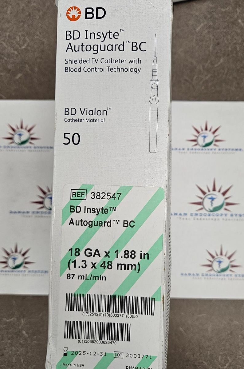 BD 382547 INSYTE AUTOGUARD BC SHIELDED IV CATHETER WITH BLOOD CONTROL ...