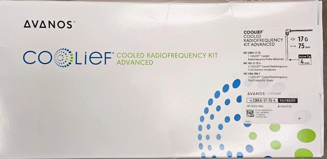 AVANOS CRKA-17-75-4 COOLIEF COOLED RADIOFREQUENCY KIT ADVANCED, 17 G ...