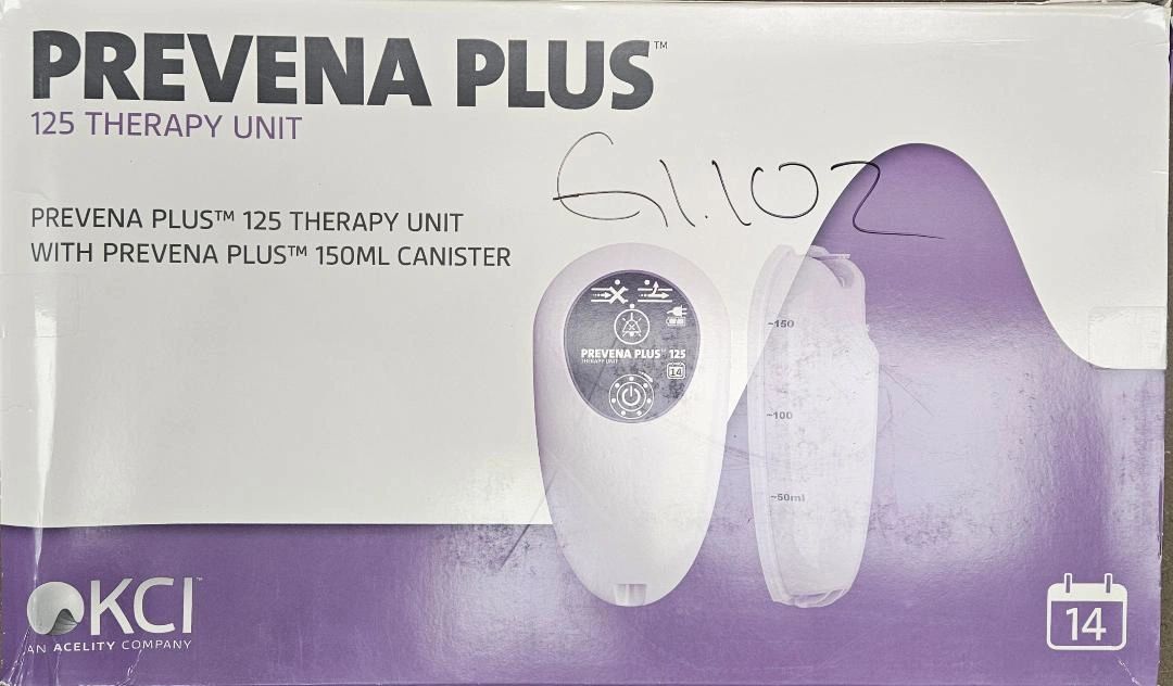KCI/3M PRE4010 PREVENA PLUS 125 THERAPY UNIT WITH PREVENA PLUS 150 ML ...