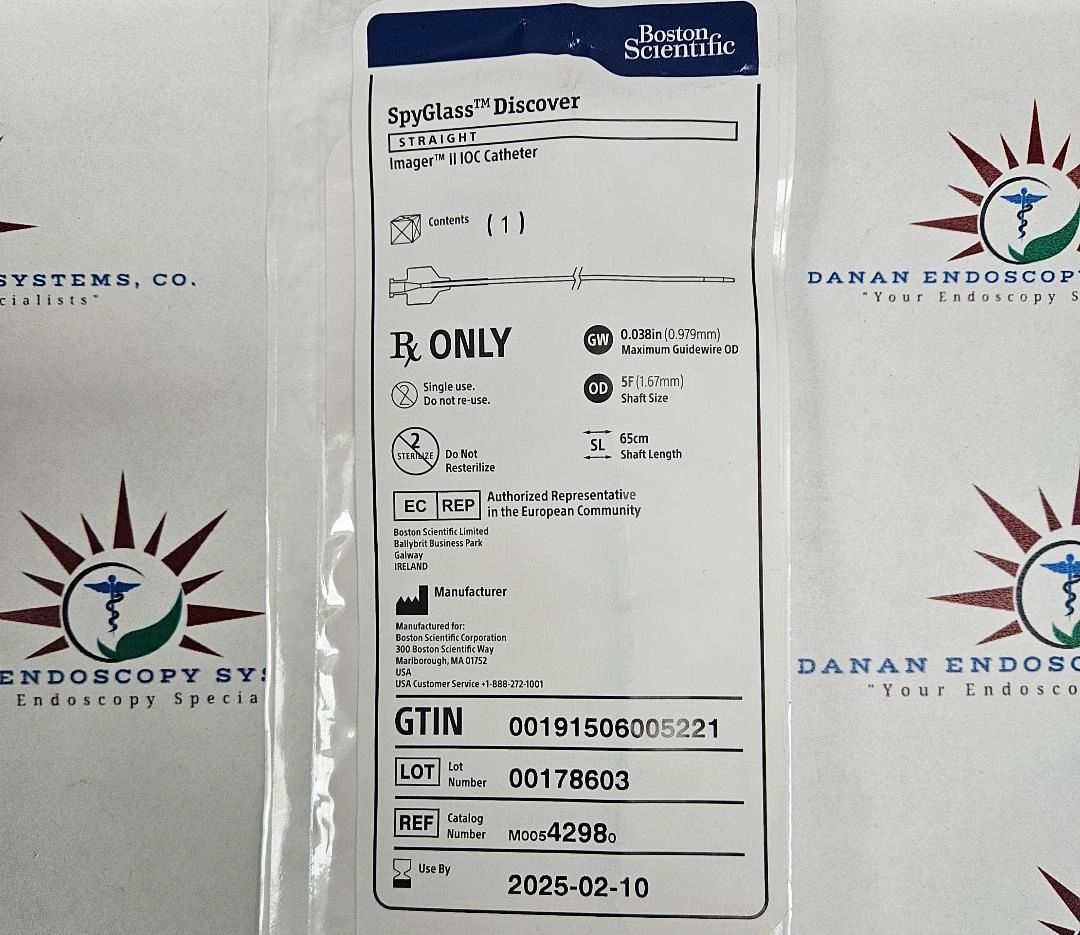 BOSTON SCIENTIFIC 4298 SpyGlass Discover Imager II IOC Catheter 5F ...