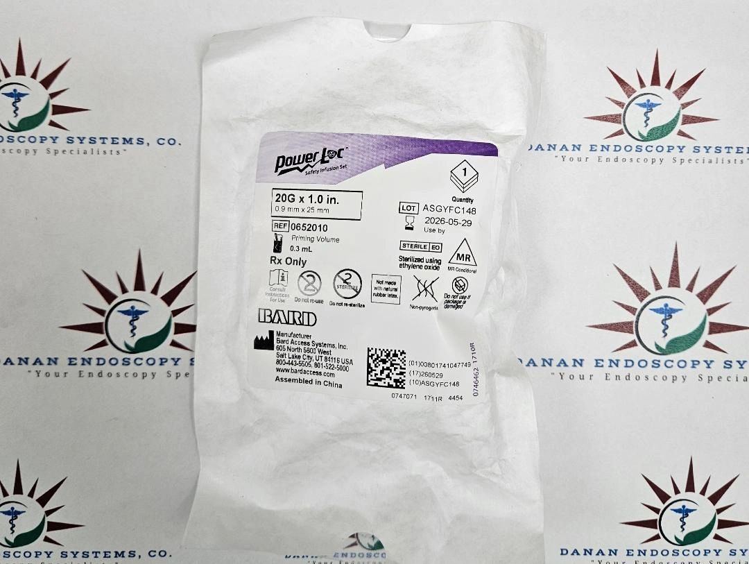 BARD 0652010 POWER LOC SAFETY INFUSION SET, 20 G X 1.0 in. (.09 mm x 25 ...