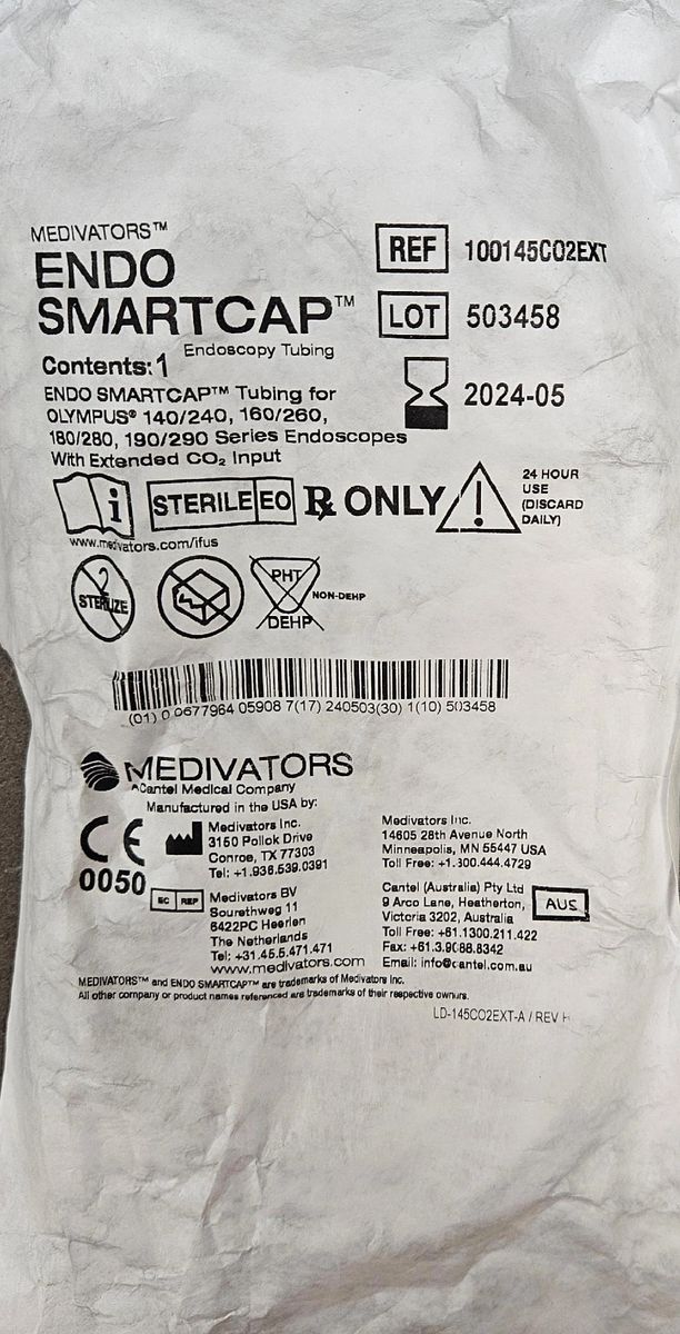 MEDIVATORS ENDO SMARTCAP 100145C02EXT, ENDO SMARTCAP TUBING, (X)