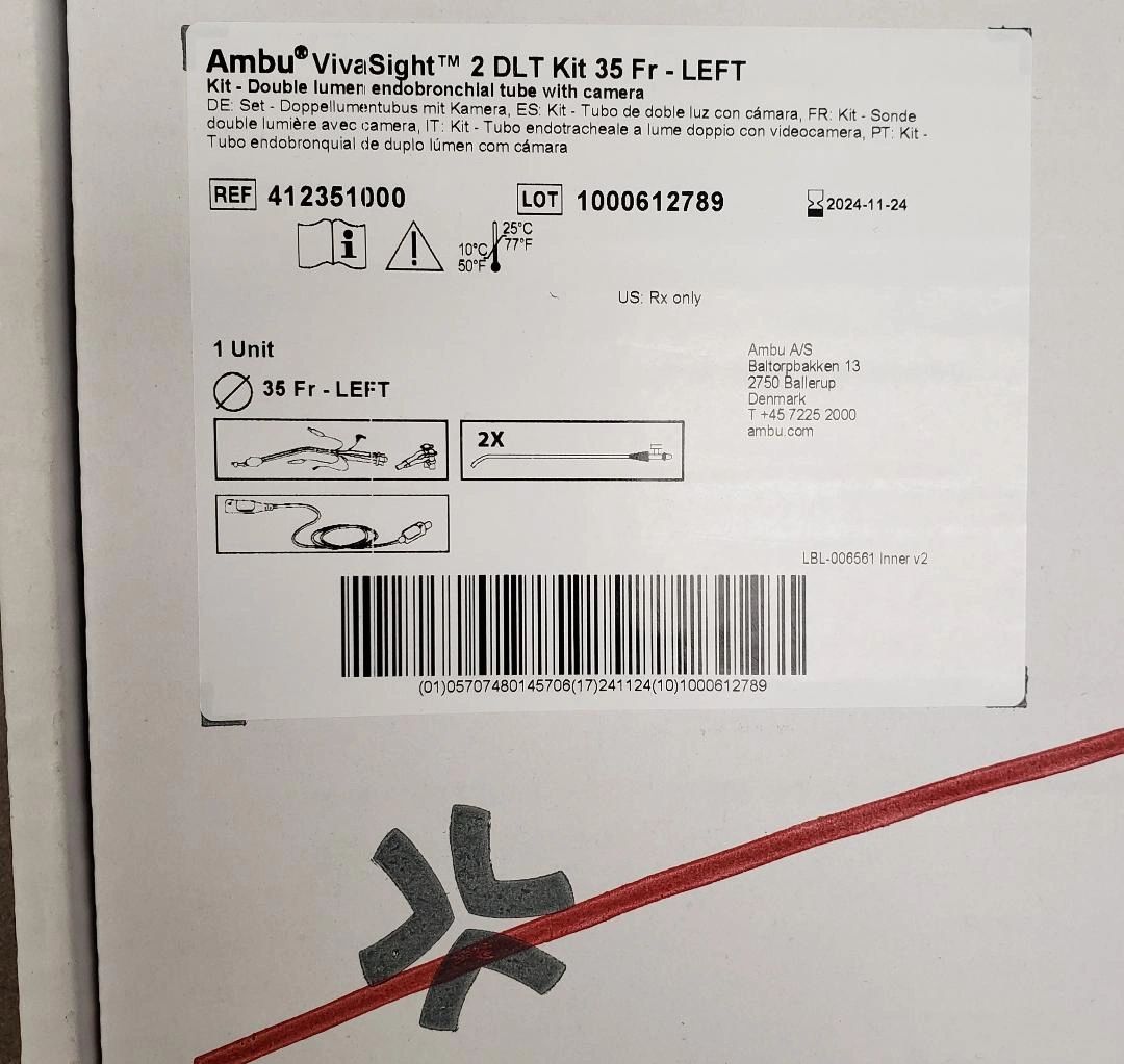 AMBU 412351000 VivaSight 2 DLT Kit 35Fr - LEFT IN-DATE/2024