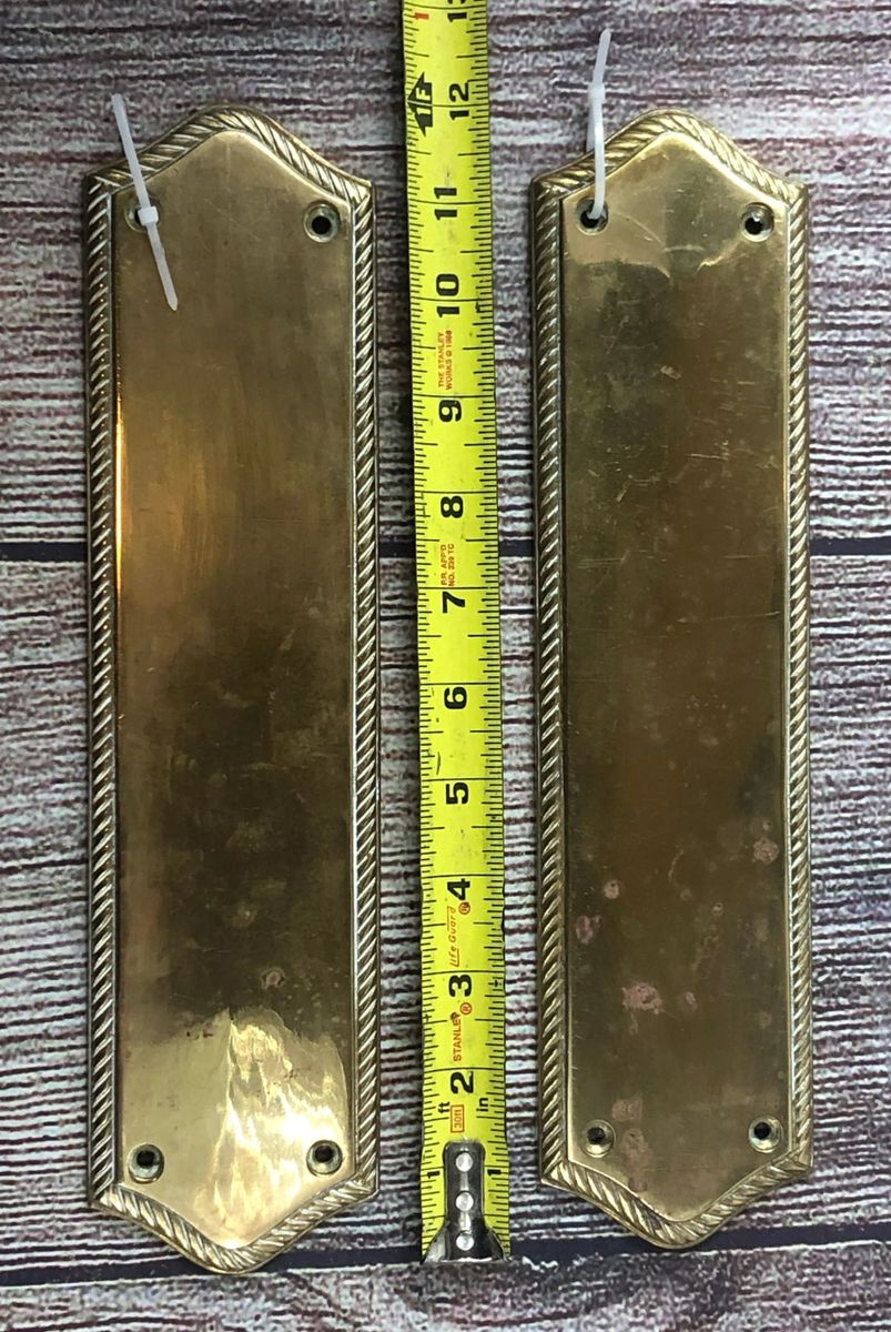 Polished Brass Push Plates