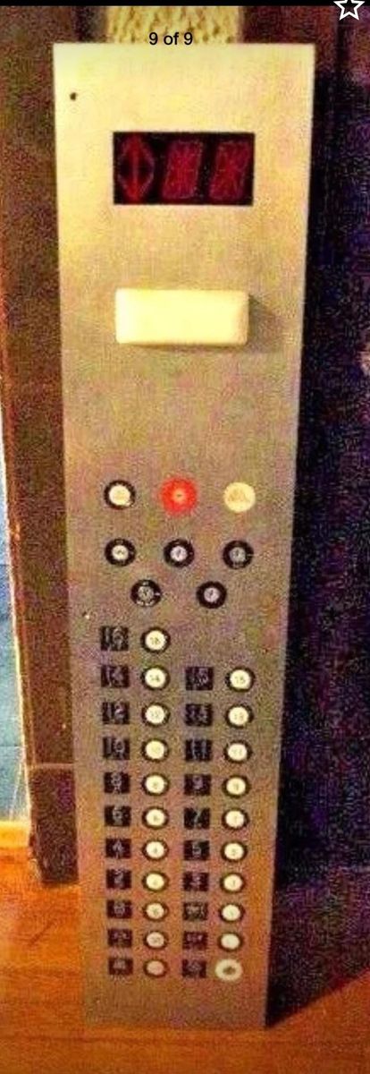 Stainless Steel 16 Floor Elevator Panel