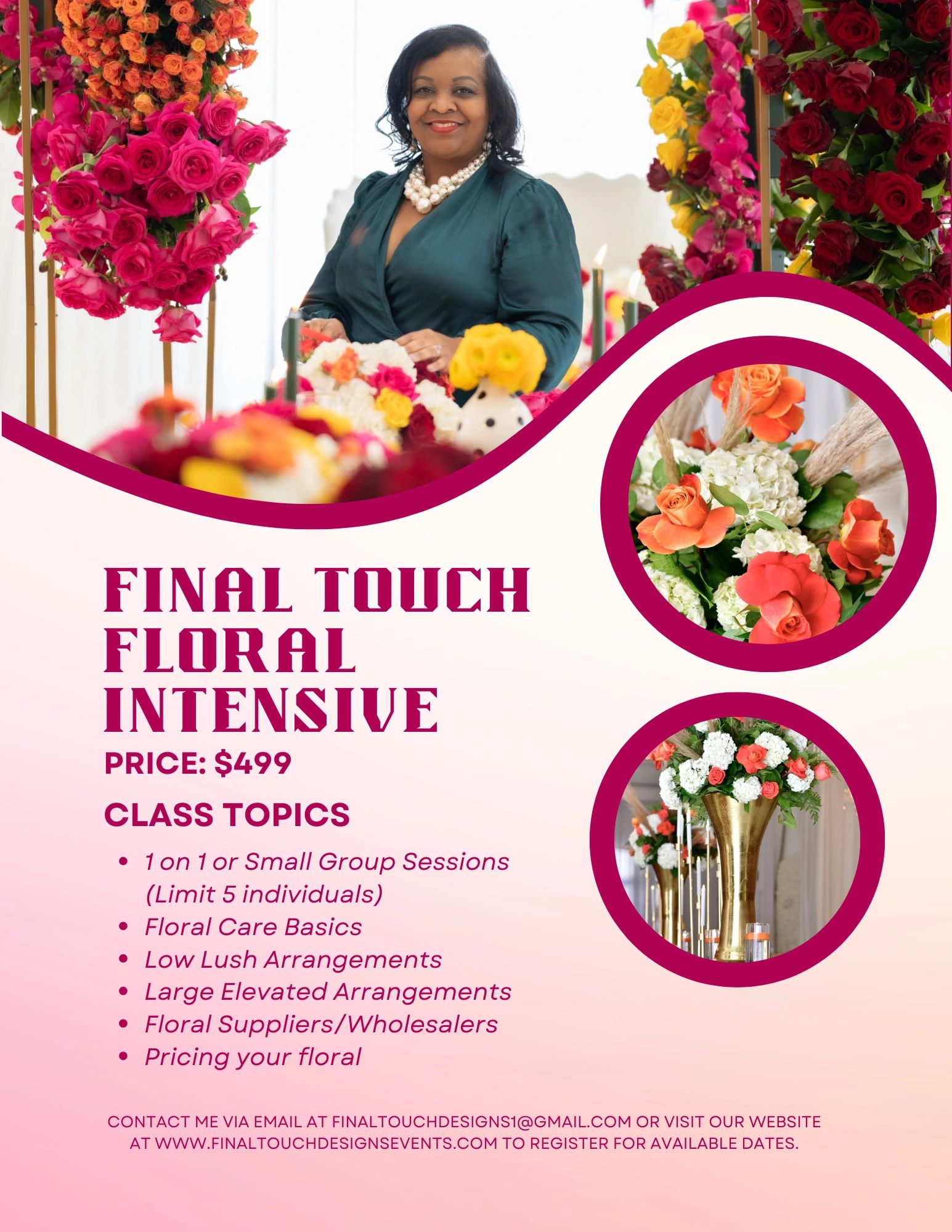 1 on 1 Floral Intensive