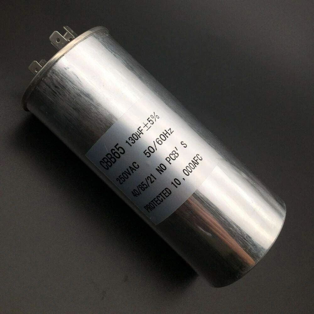 CAPACITOR CBB65A 250VAC 50/60 HZ 130UF +_5%