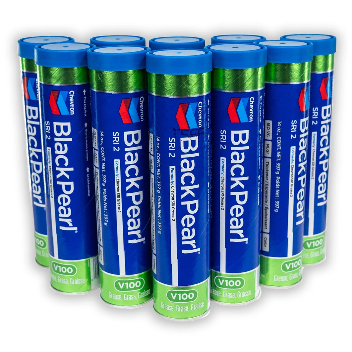 GRASA CHEVRON BLACK PEARL SRI 2 CAJA DE 10 CARTUCHOS