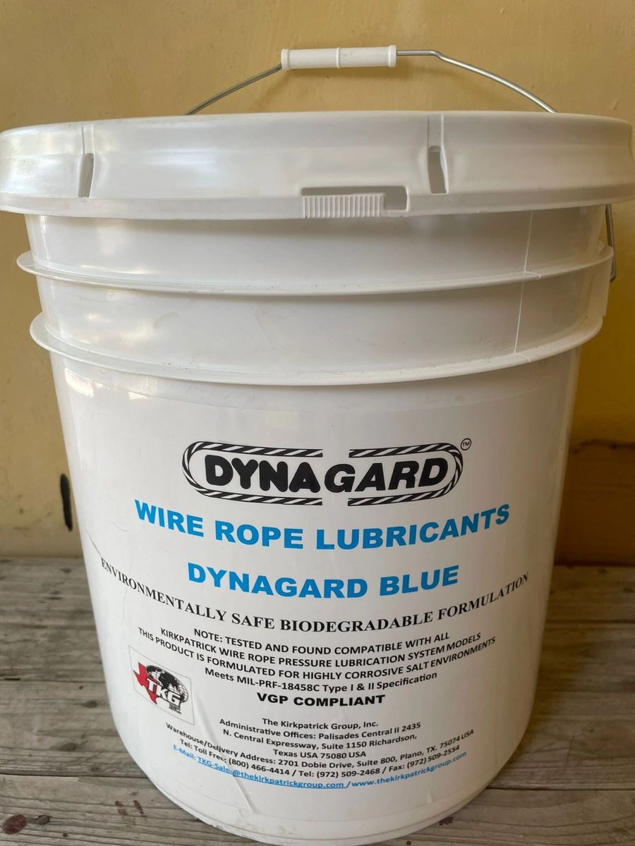LUBRICANTE DYNAGARD BLUE PARA CABLE DE ACERO, BIODEGRADABLE, TAMBOR DE ...