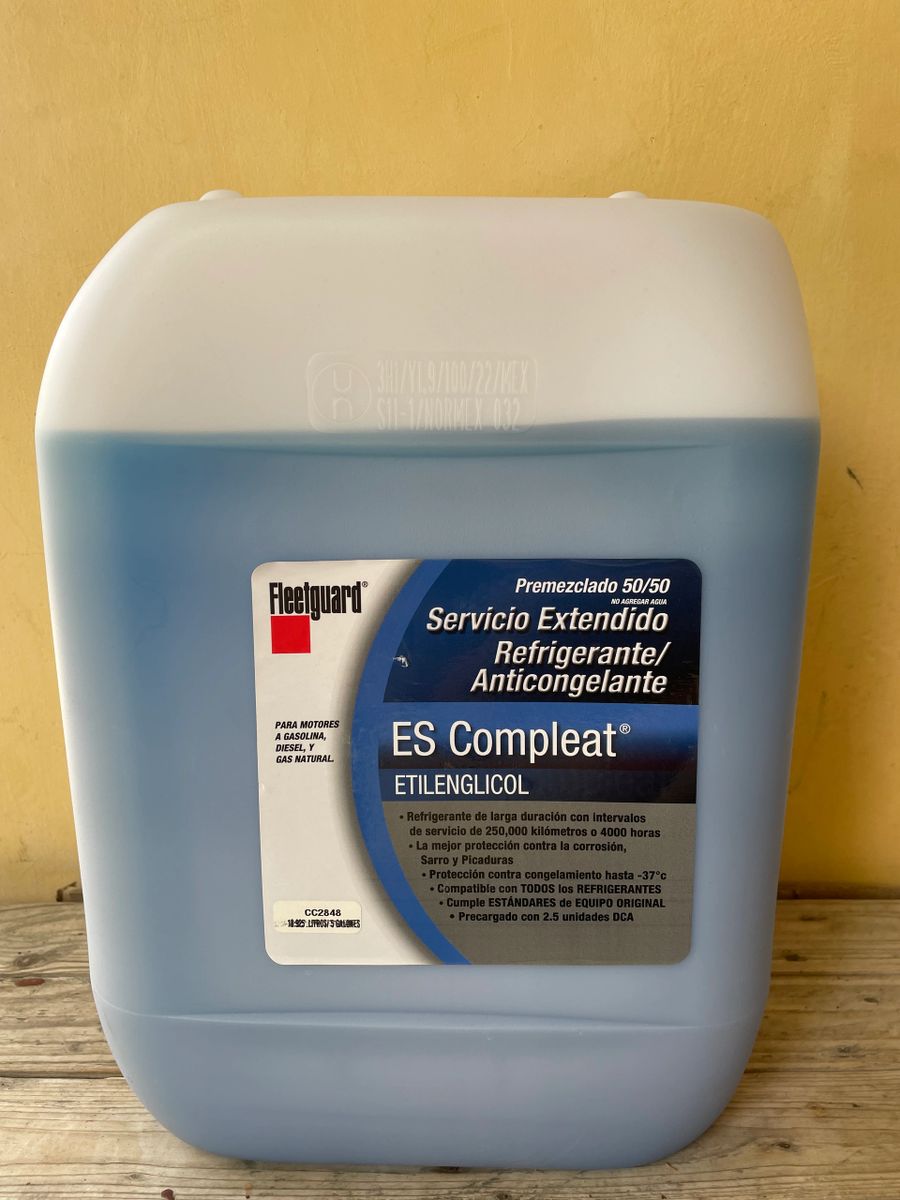 ANTICONGELANTE ES COMPLEAT FLEETGUARD PREMEZCLADO 50/50 20lt, CC2848