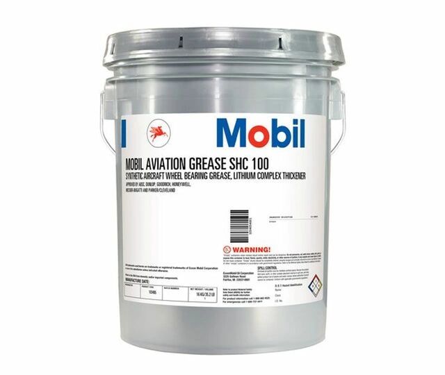 GRASA MOBIL SHC 100 CUBETA DE 5 GAL