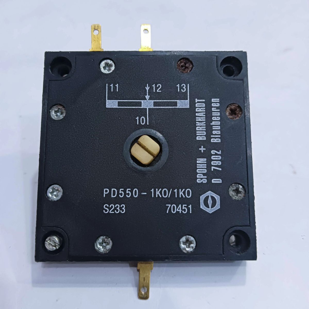 POTENTIOMETER PD550-S233 2X1K, 04.021
