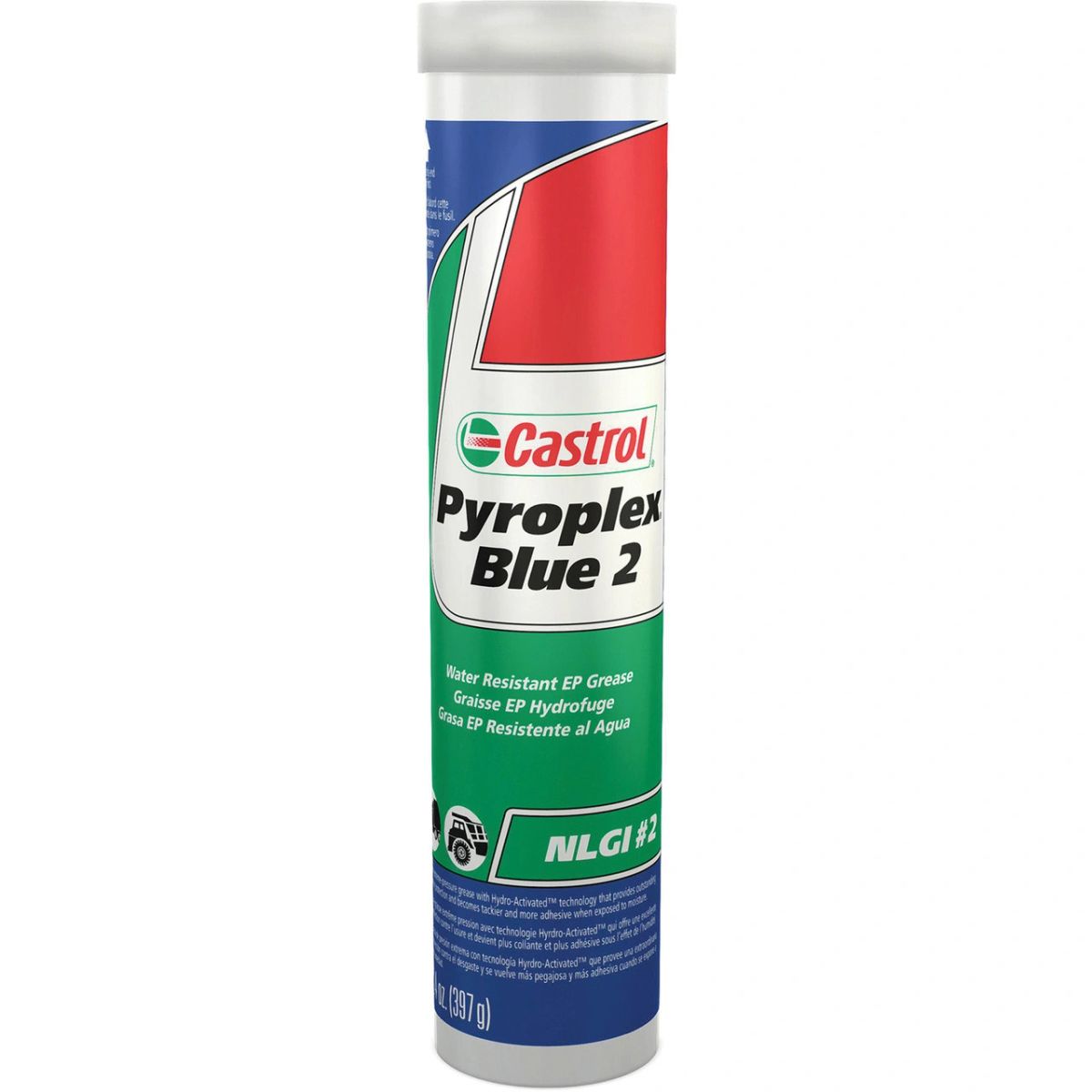 GRASA CASTROL PYROPLEX BLUE NLGI 2 CAJA DE 10 TUBOS