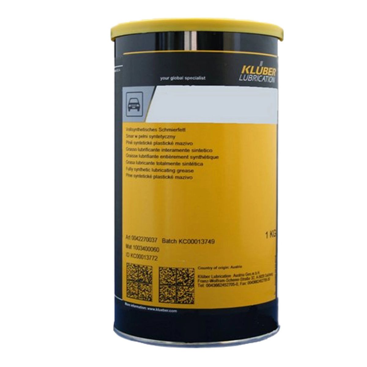 GRASA KLUBER KLUBERSYNTH UH1 64-62 1KG,