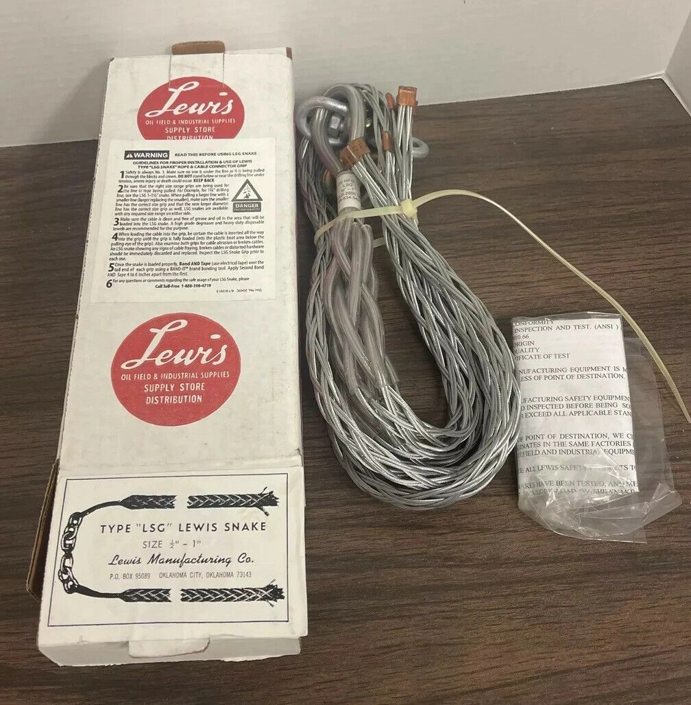 LEWIS LSG SNAKE GRIP 1" A 2", LSG 1" A 2"