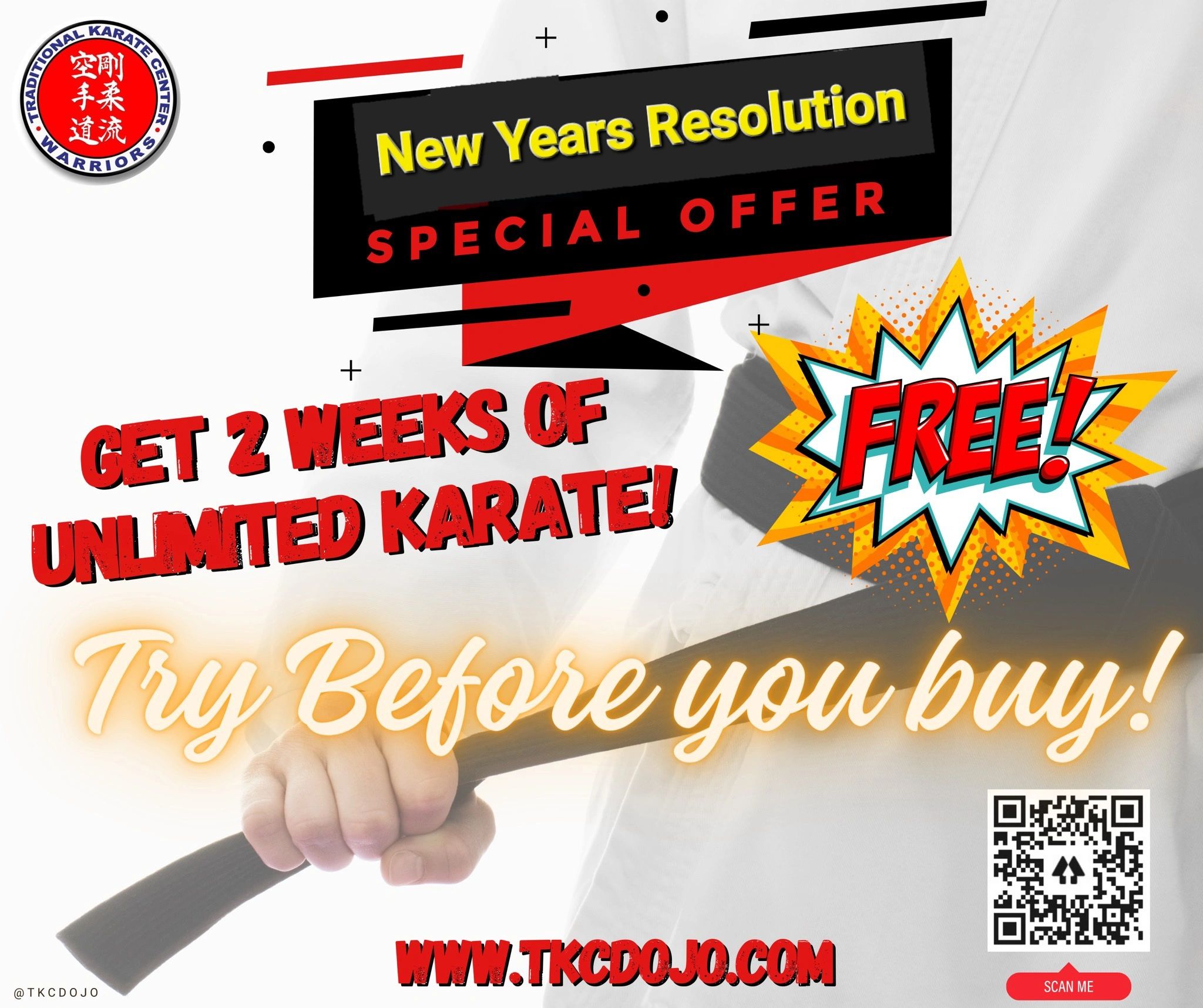 2 FREE WEEKS of Karate Lessons