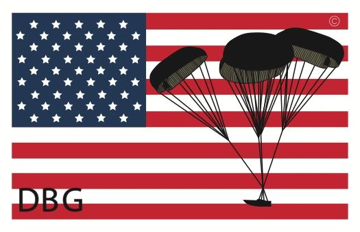 DBG Flag Para 20 Sticker