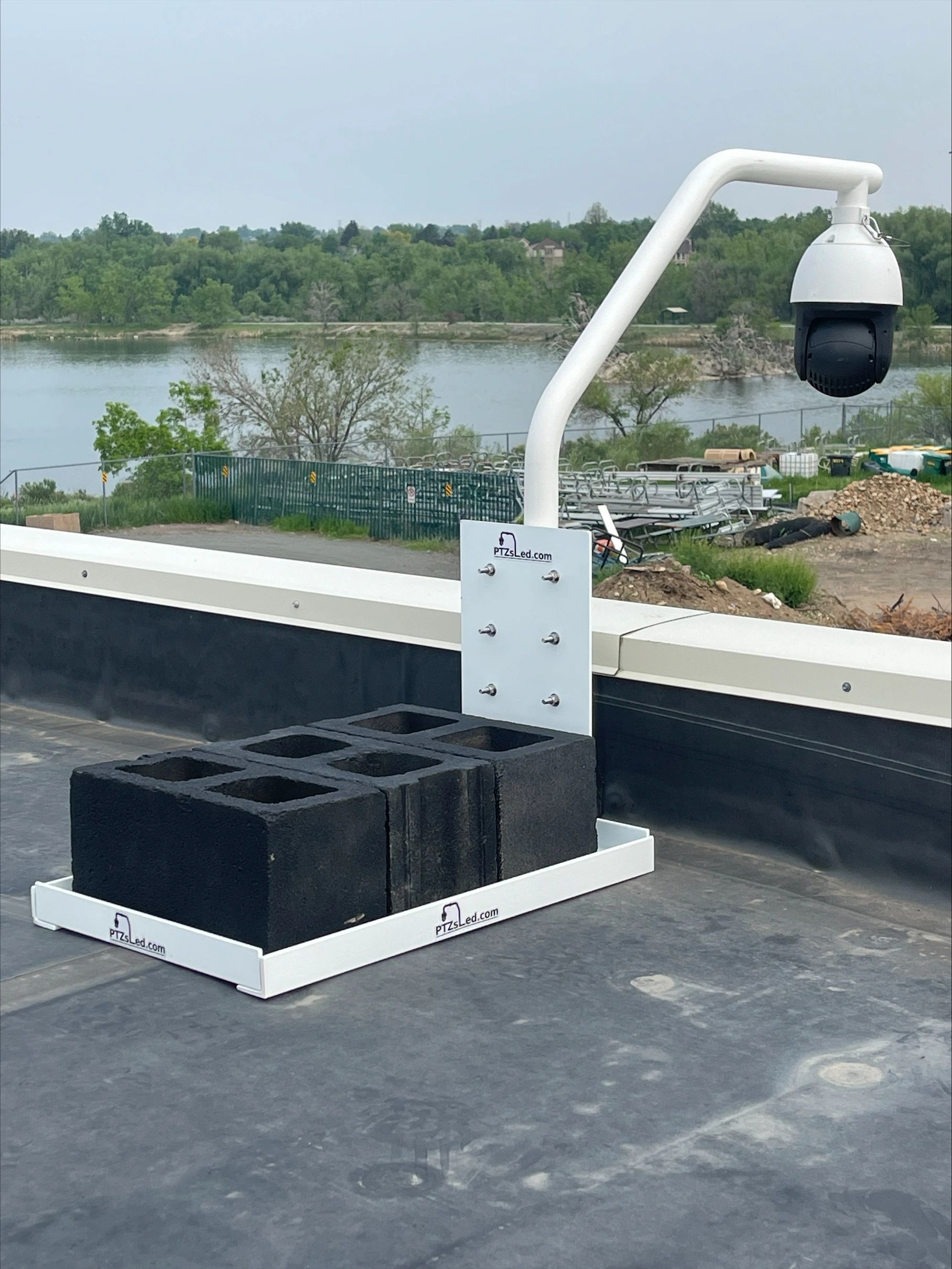 Commercial PTZ Roof Mount | PTZ Sled