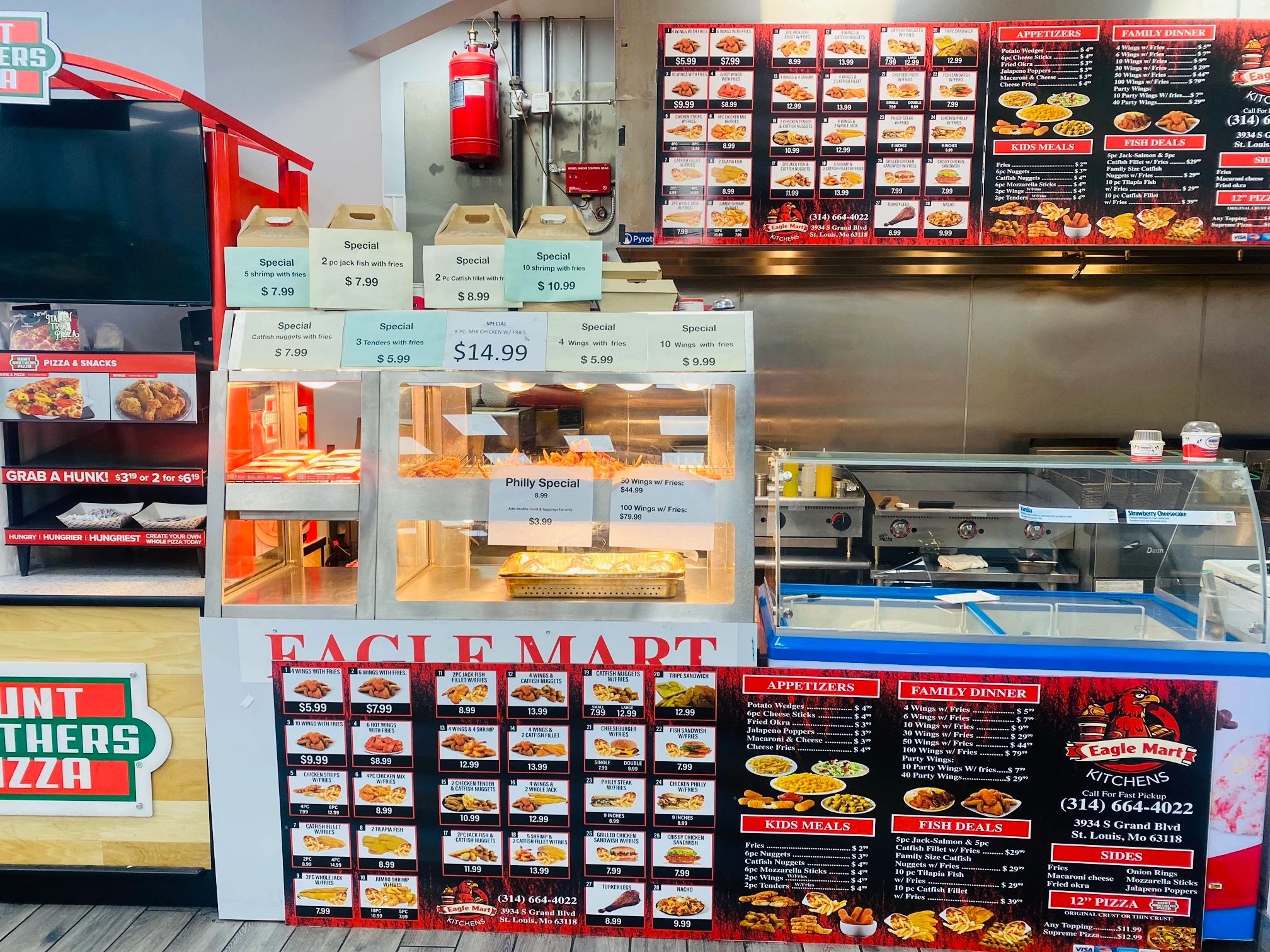 Cheap Food at Eagle Mart Kitchens