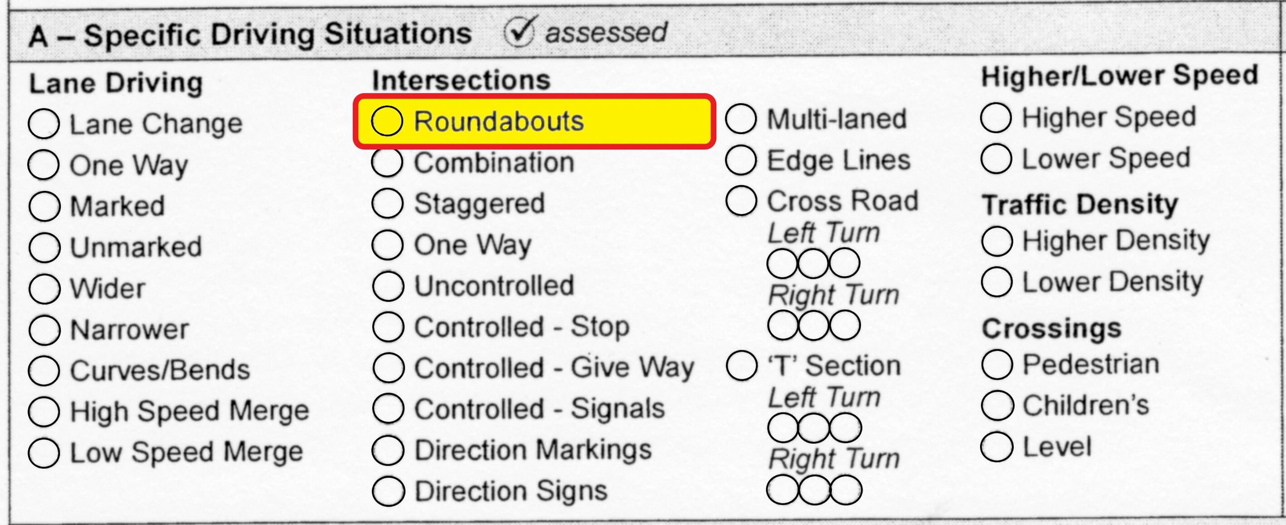 PASS QLD DRIVING TEST: SPIRAL ROUNDABOUT Intersections