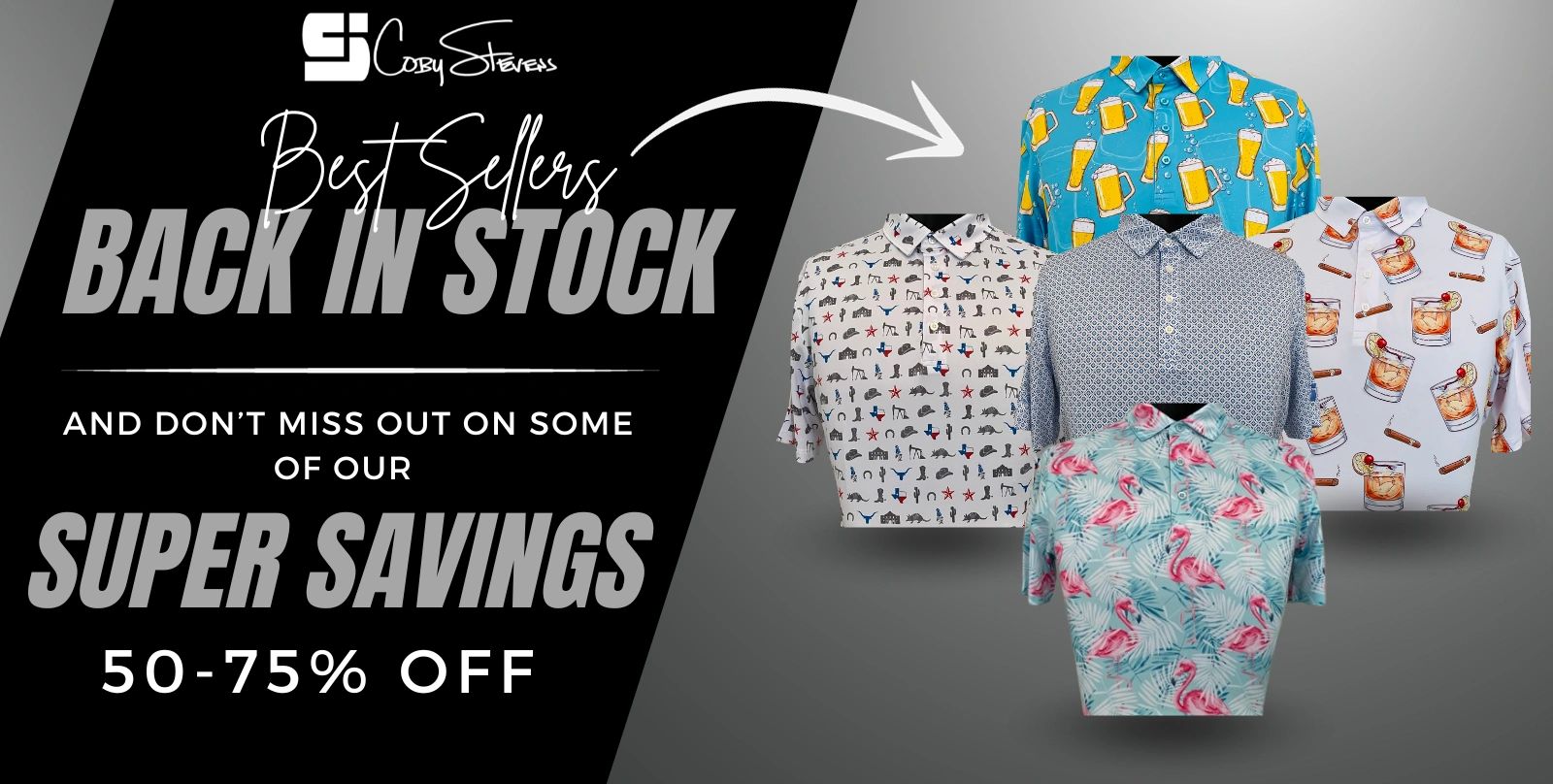 Coby Stevens Apparel - Golf Apparel, Polos, Hats