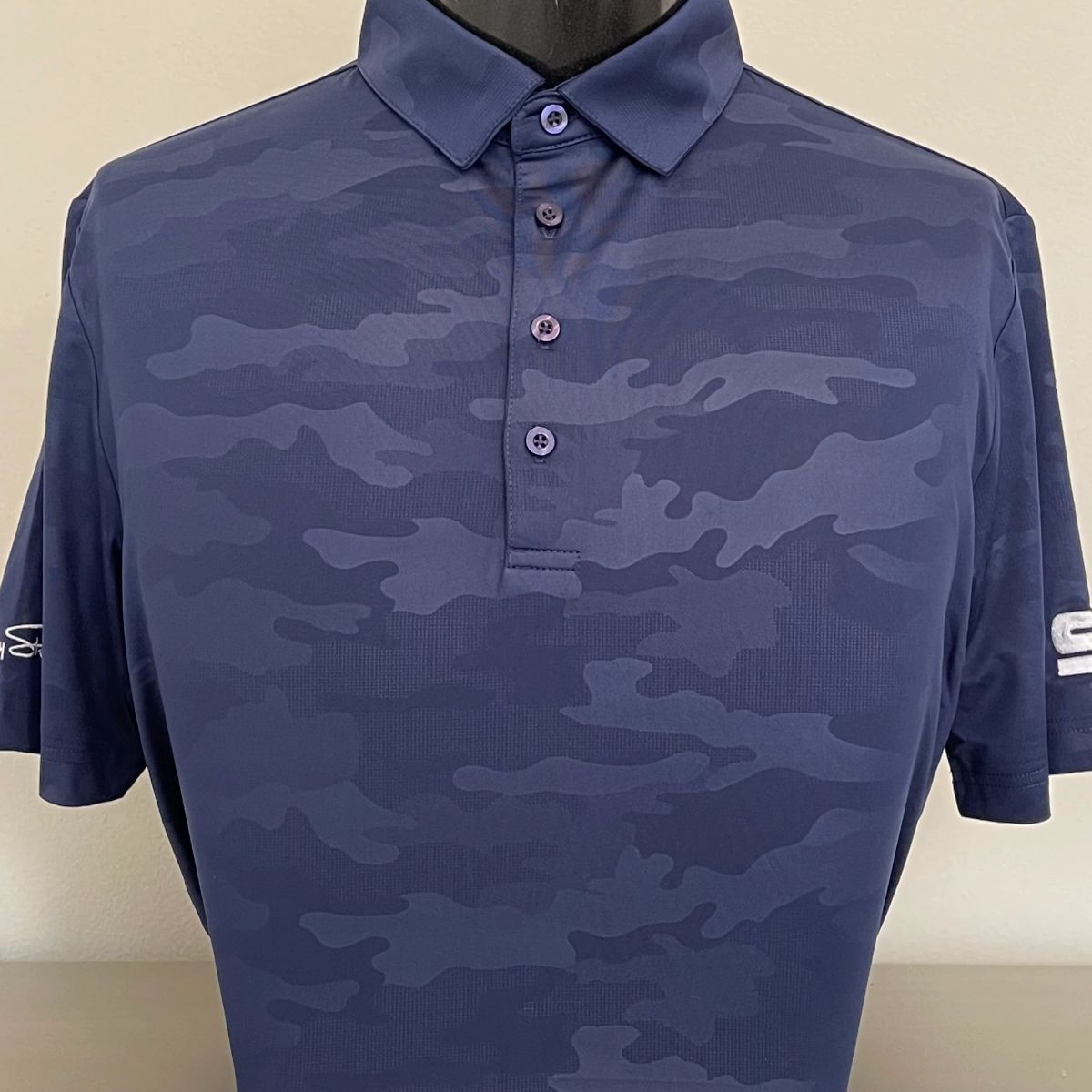 CS Navy Camo Polo