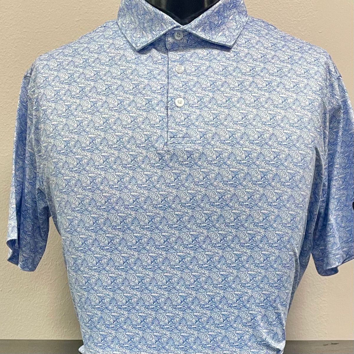 CS Blue Whales Print Polo