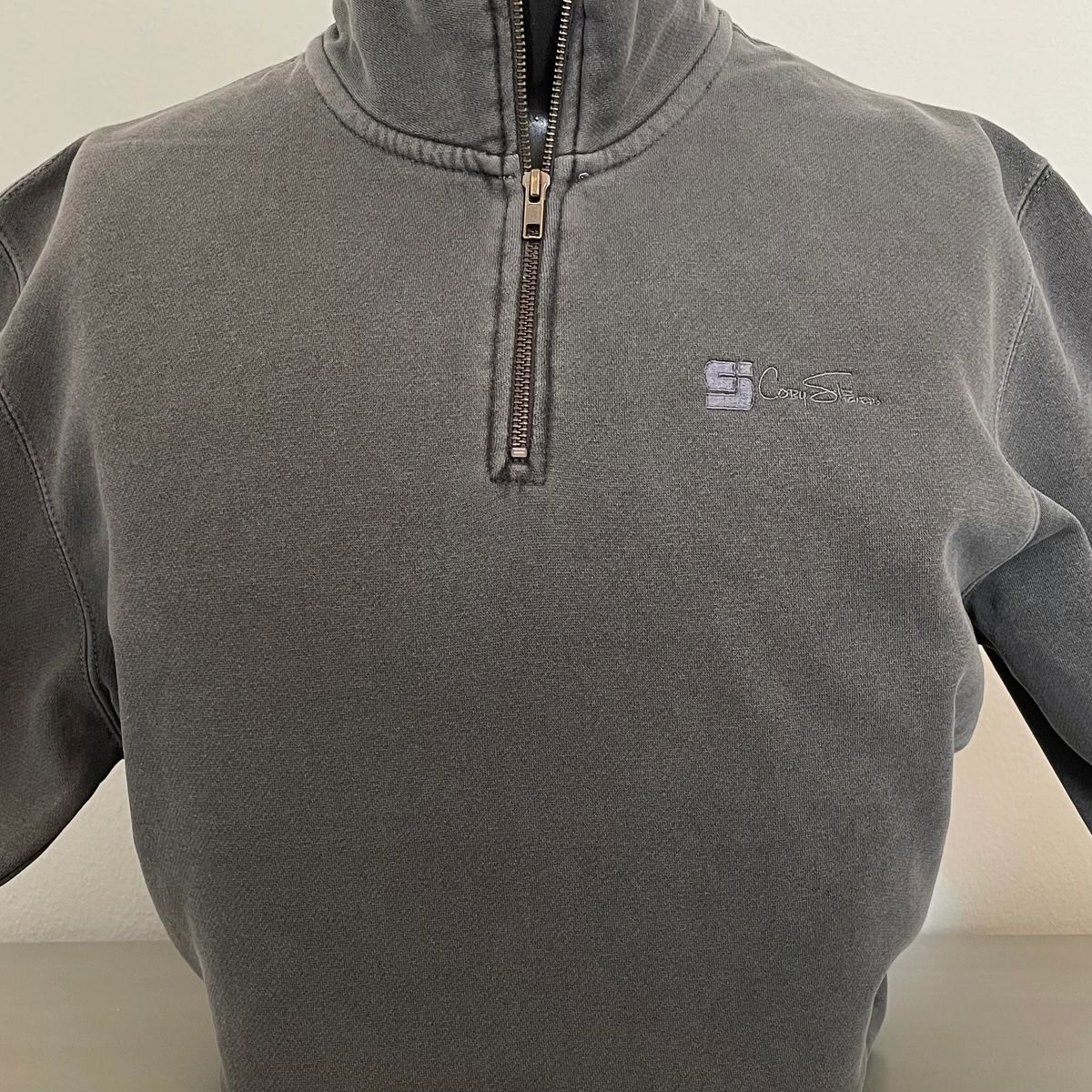 CS Pigment Dyed Quarter Zip Fleece