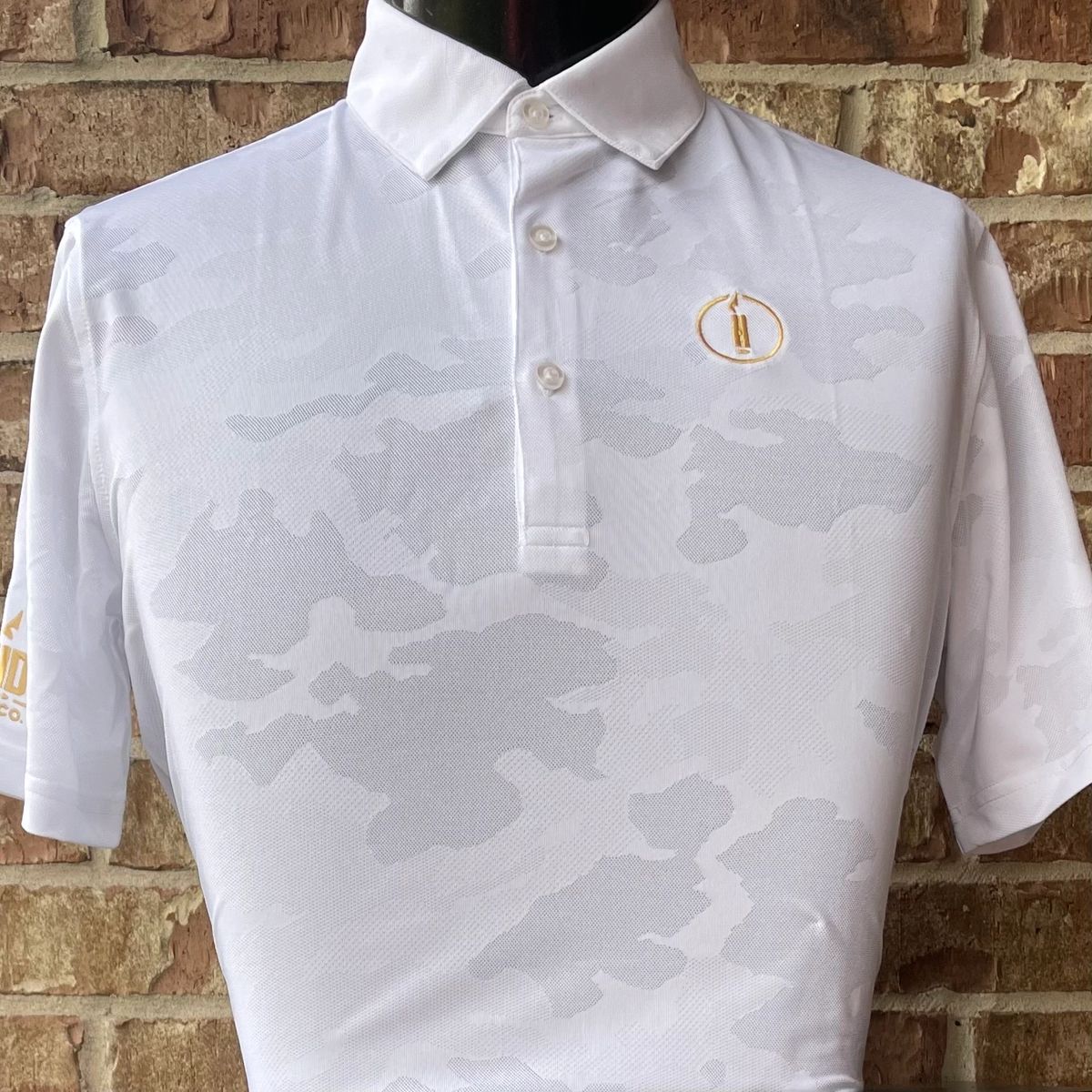 HGC White Camo Polo