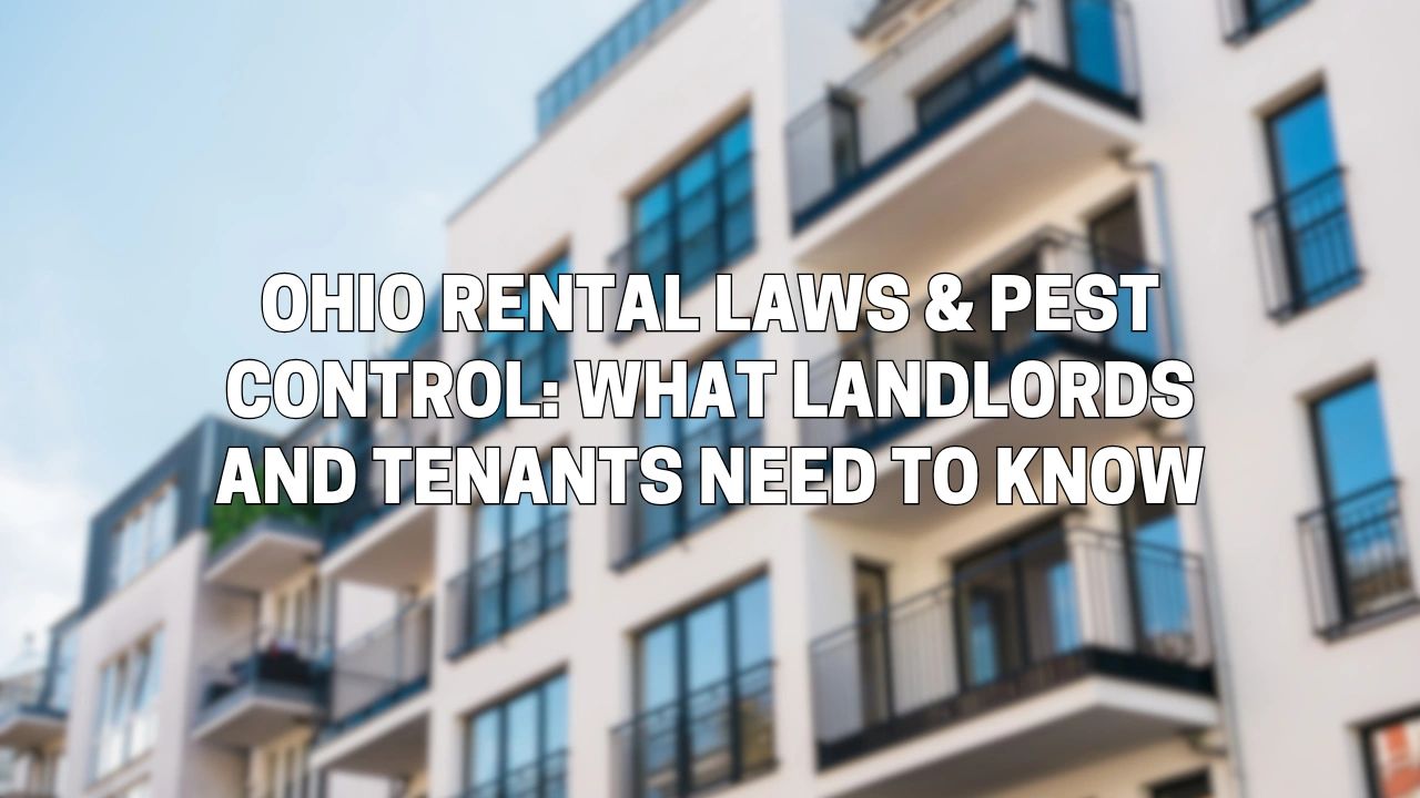 Ohio Rental Laws & Pest Control: What Landlords and Tenants Need