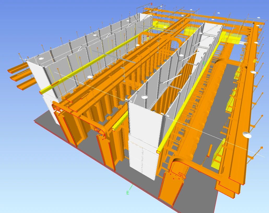 Unistrut in Hot Aisle Containment Systems