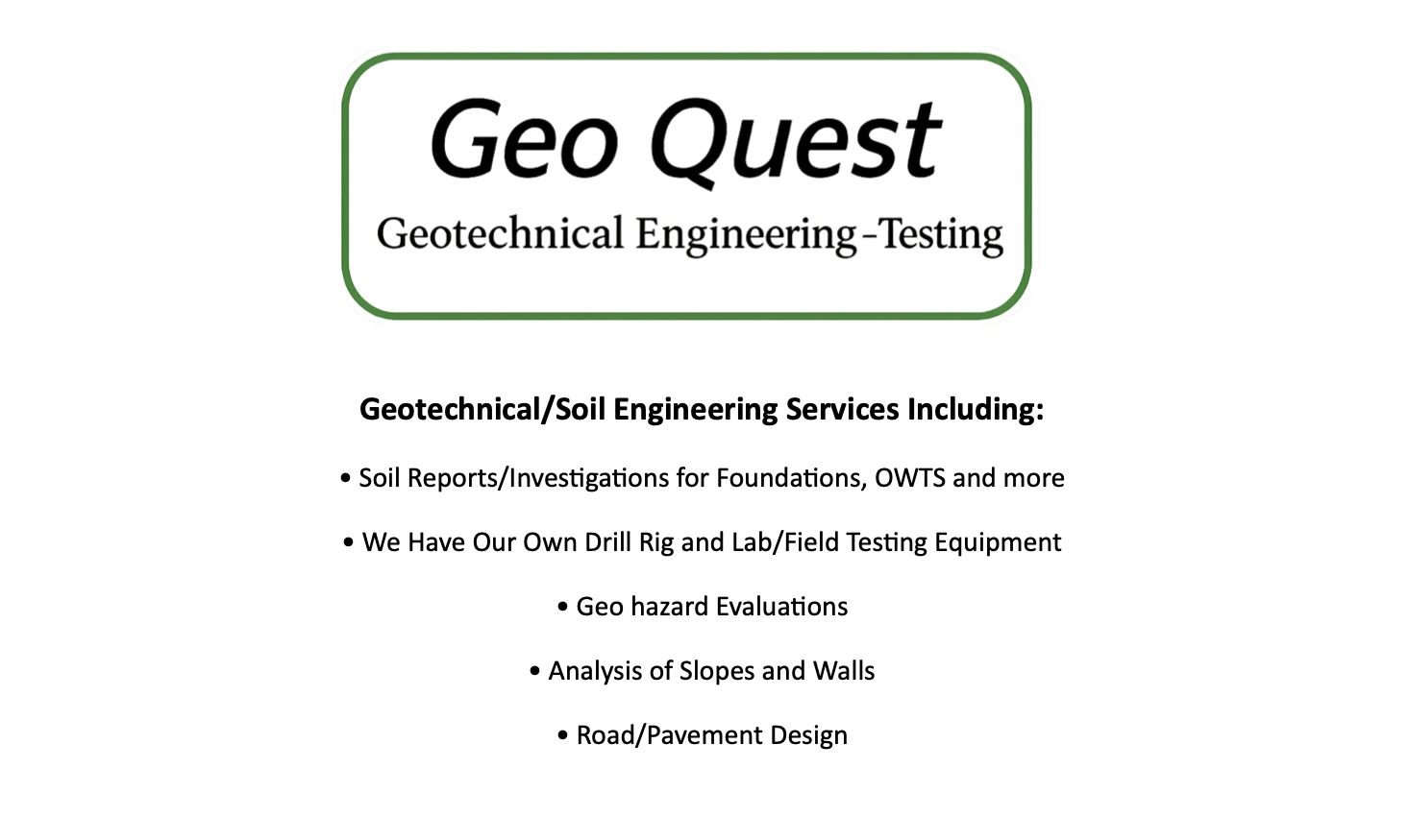 Geotechnical Engineering - Geo Quest