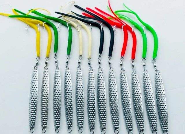 Pack of 12 - A-47 Ava Type Hammered Diamond Jig 4 Oz.