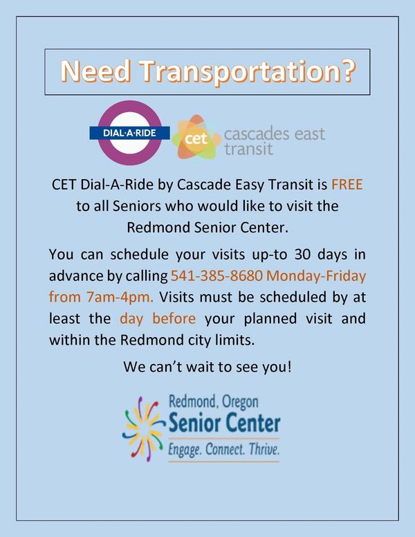 Senior Center - The Redmond Senior Center of Oregon