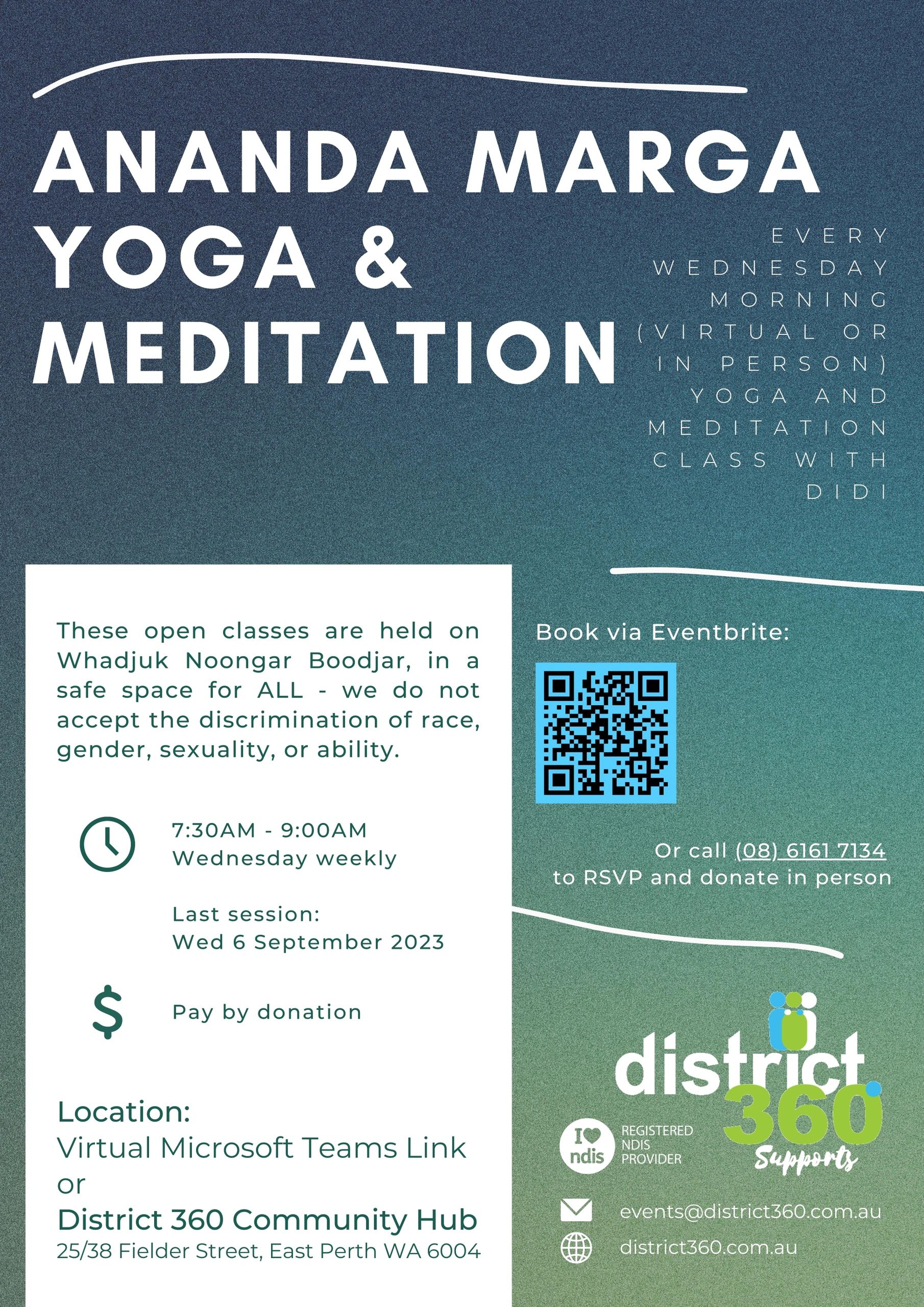 ANANDA MARGA YOGA & MEDITATION