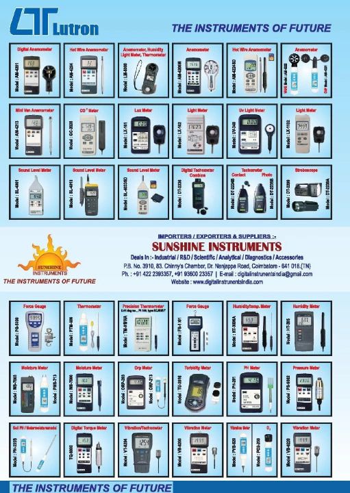 Home [sunshineinstruments.com]