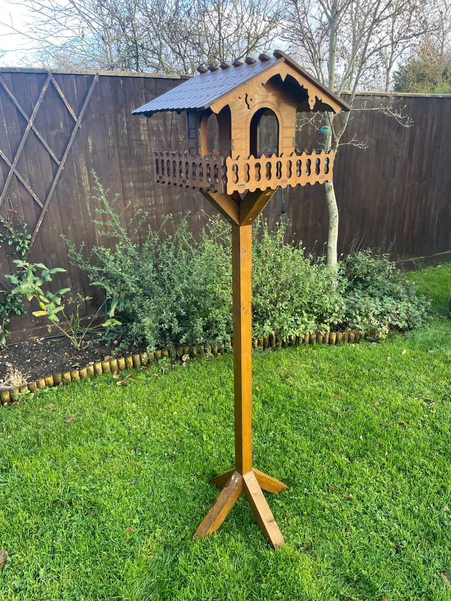 Laser Cut 9mm Marine Ply Bird House Feeder - Self Assembly
