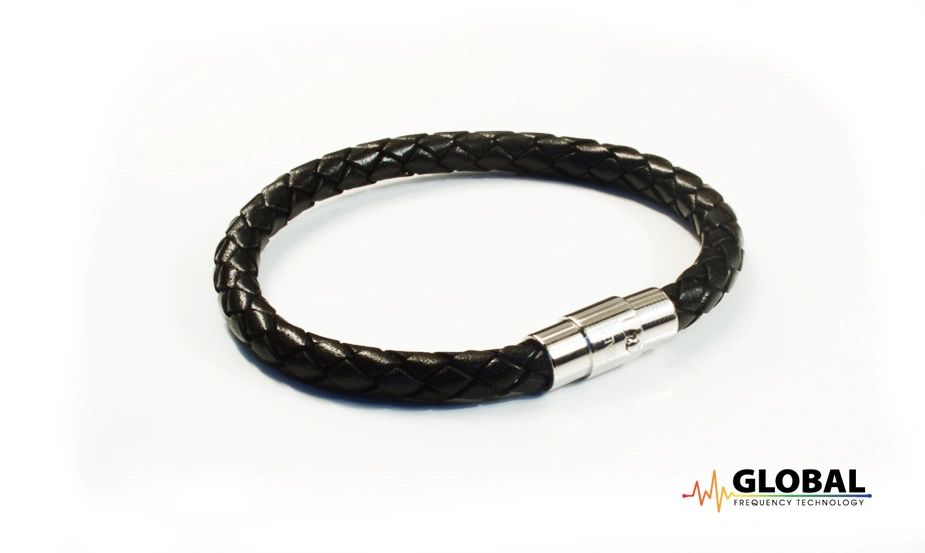 Black Navigator Leather Bracelet