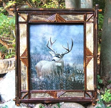 Birch Bark Frames and Mirrors - Birch Bark Frames, Rustic Hickory