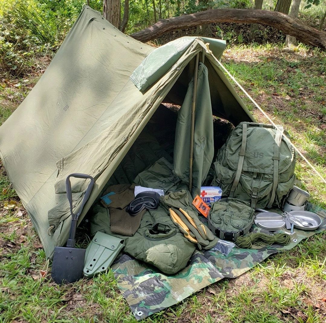 US Pup Tent Shelter Half
