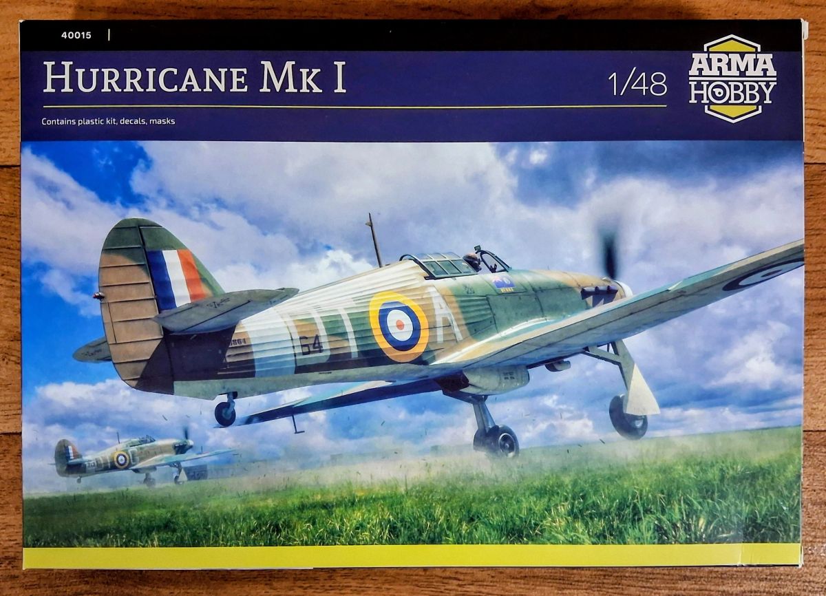 40015 Hurricane Mk.I, 1/48, Arma Hobby Plastic kit