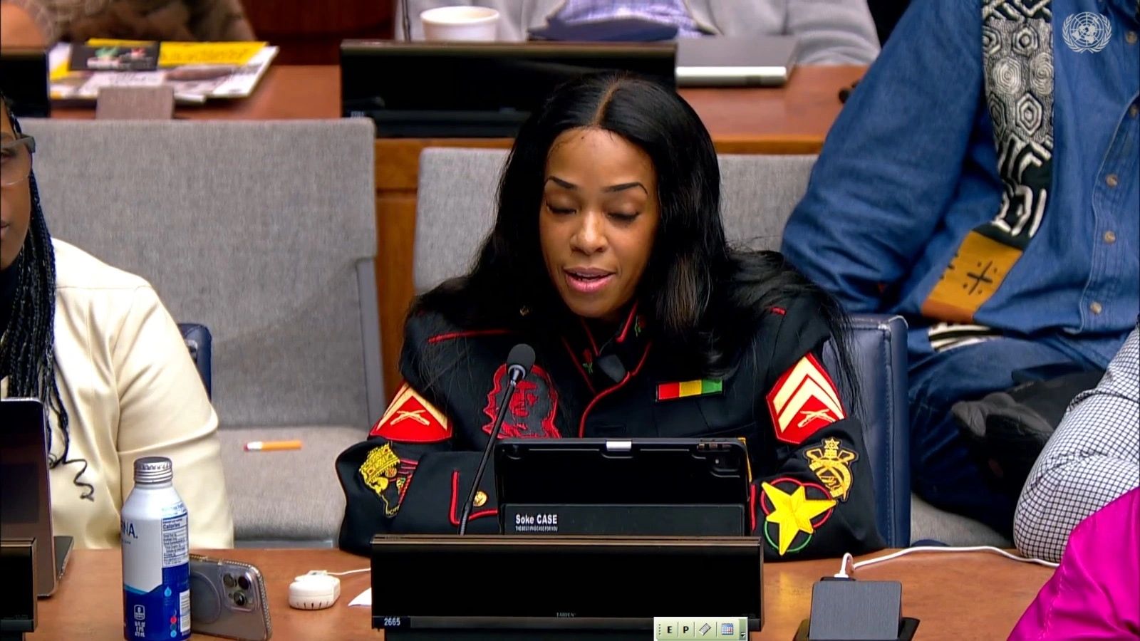 The EWF speaks to the UN