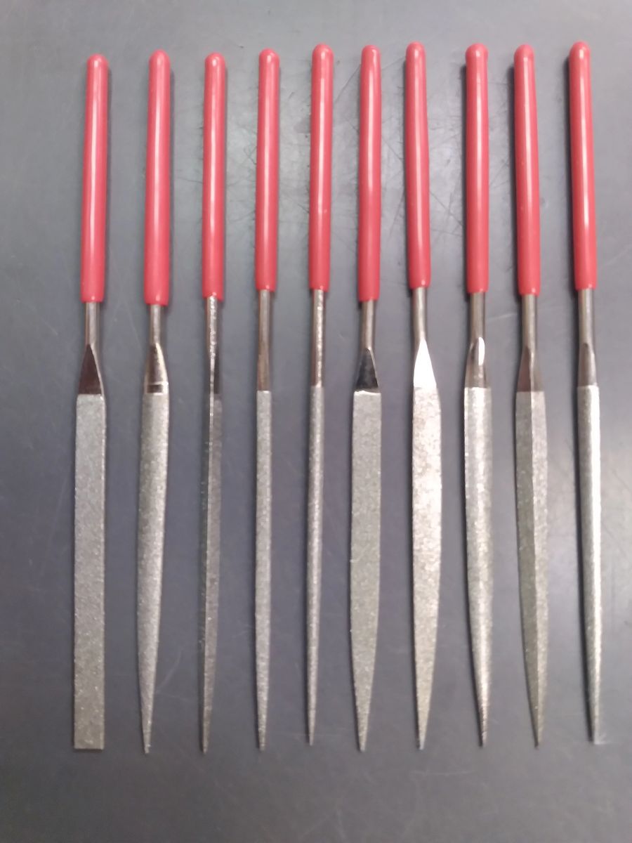 10 Piece Diamond File Set- 2 3/4" Diamond Surface