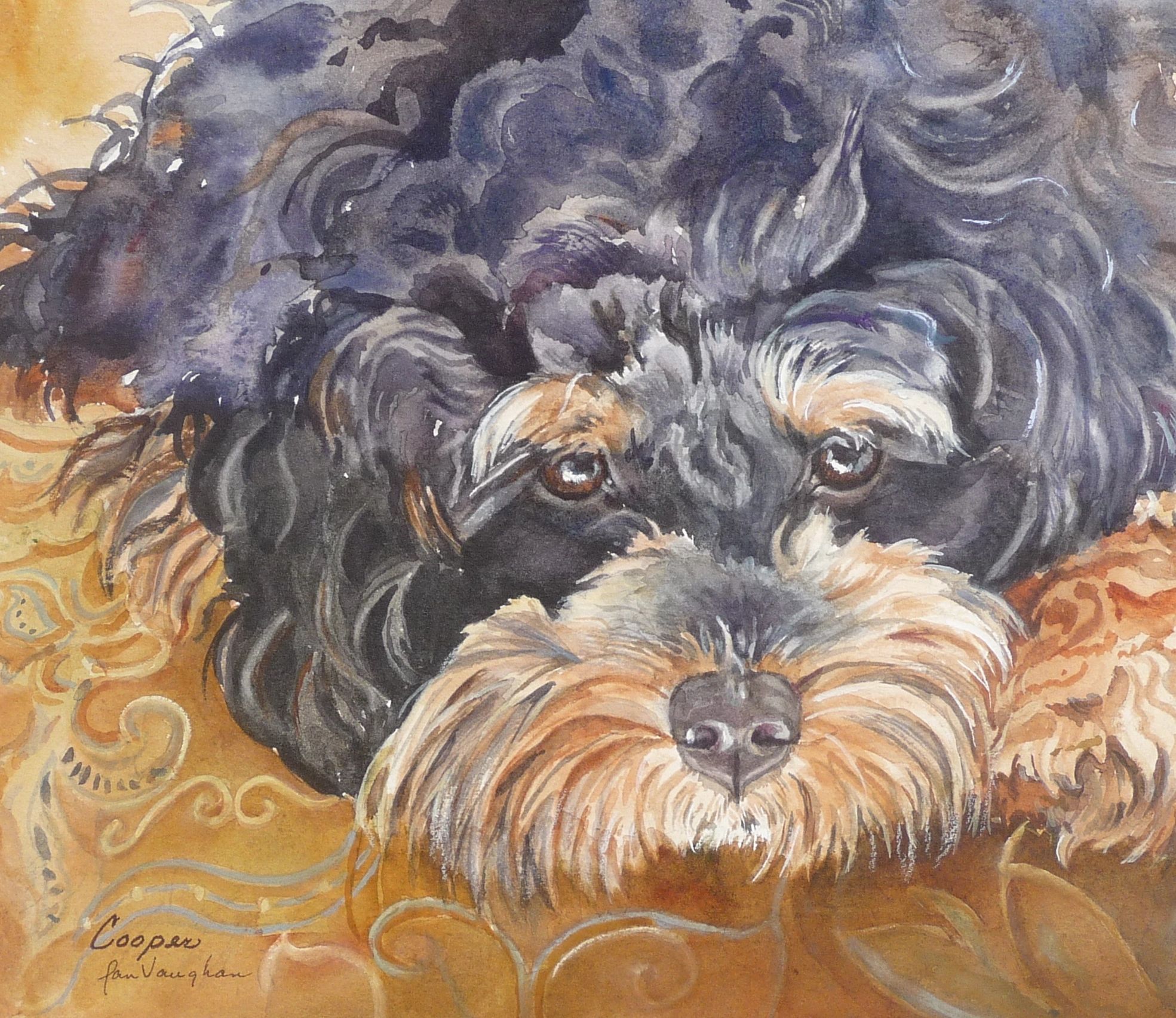 Jan Vaughan Watercolor Pet Portraits