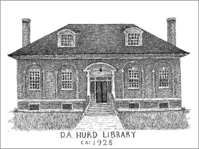 D. A. Hurd Library in North Berwick, Maine