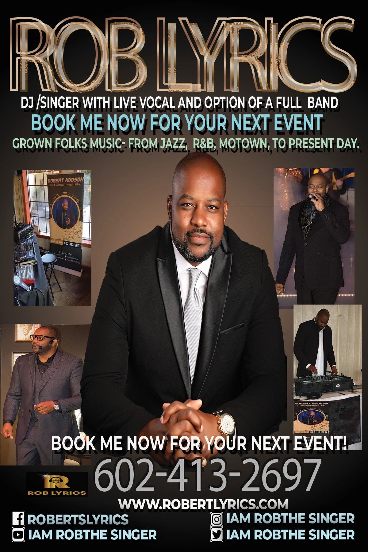 R&B and Groove - Rob Lyrics