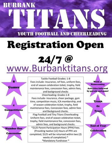 Burbank Titans Youth Football & Cheerleading