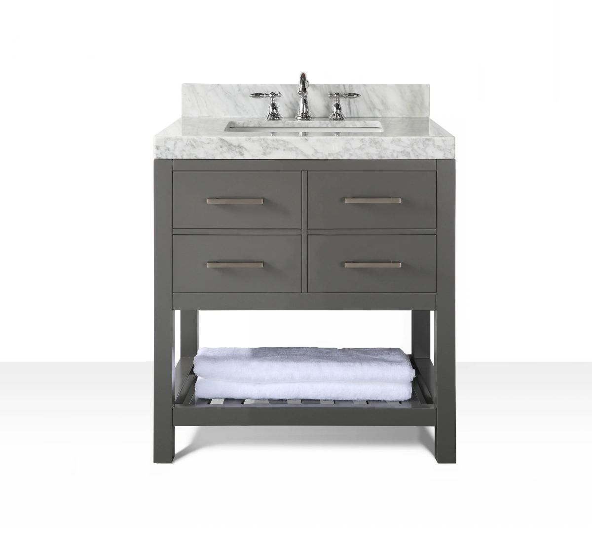 Elizabeth 36 in.Bath Vanity Set in Sapphire Grey