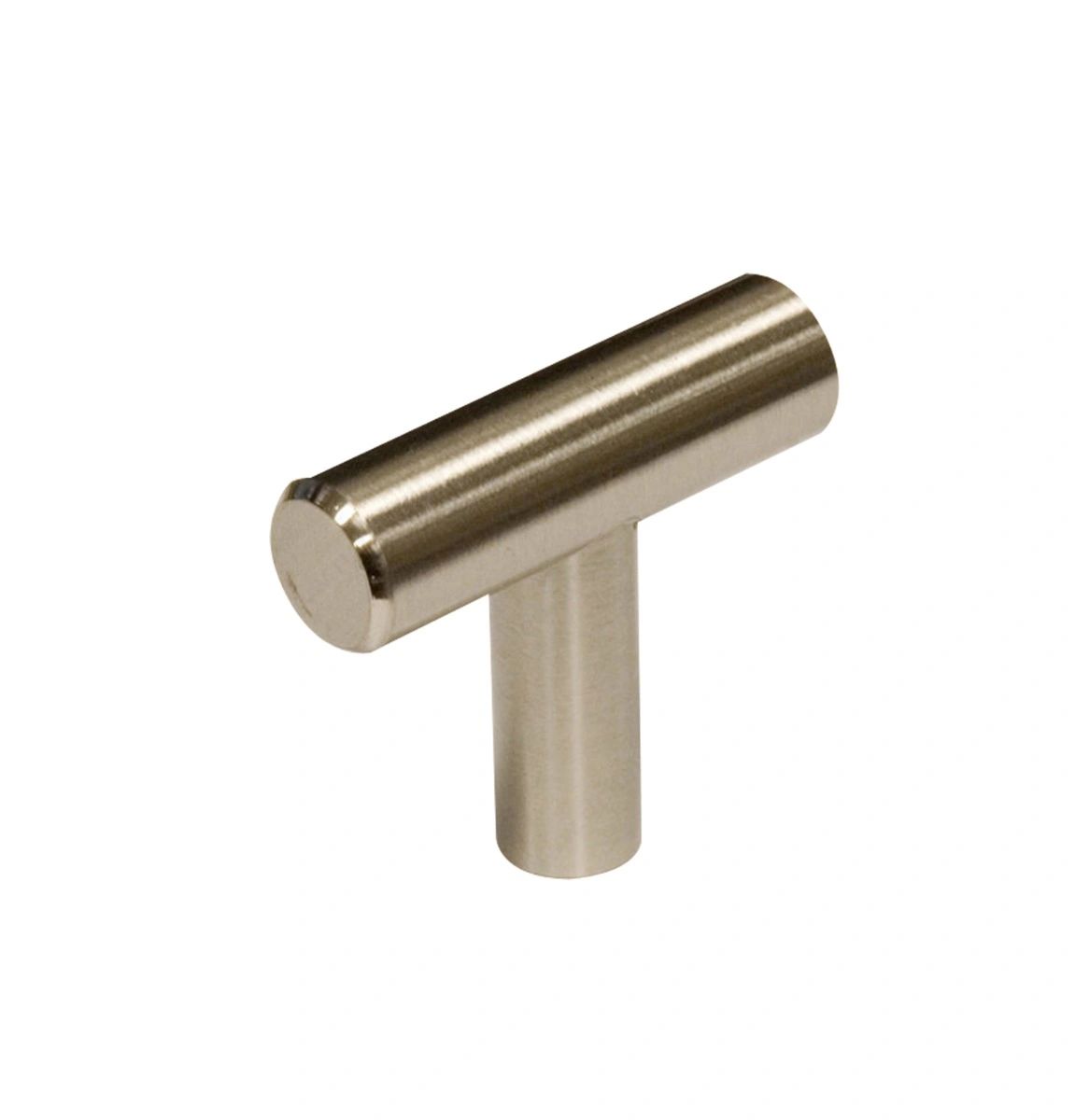 Solid Steel T Bar Knob (Brushed Nickel)